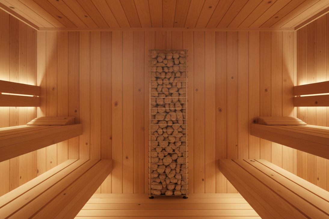 HUUM Cliff Wall-Mounted Sauna Heaters: Space-Saving Design | Sunflare ...