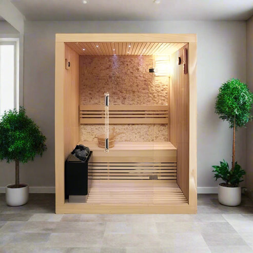 SunRay Rockledge 2 Person, Indoor Traditional Steam Sauna | 200LX ...